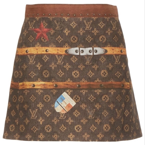 Louis Vuitton | Skirts | Louis Vuitton Monogram Skirt | Poshmark